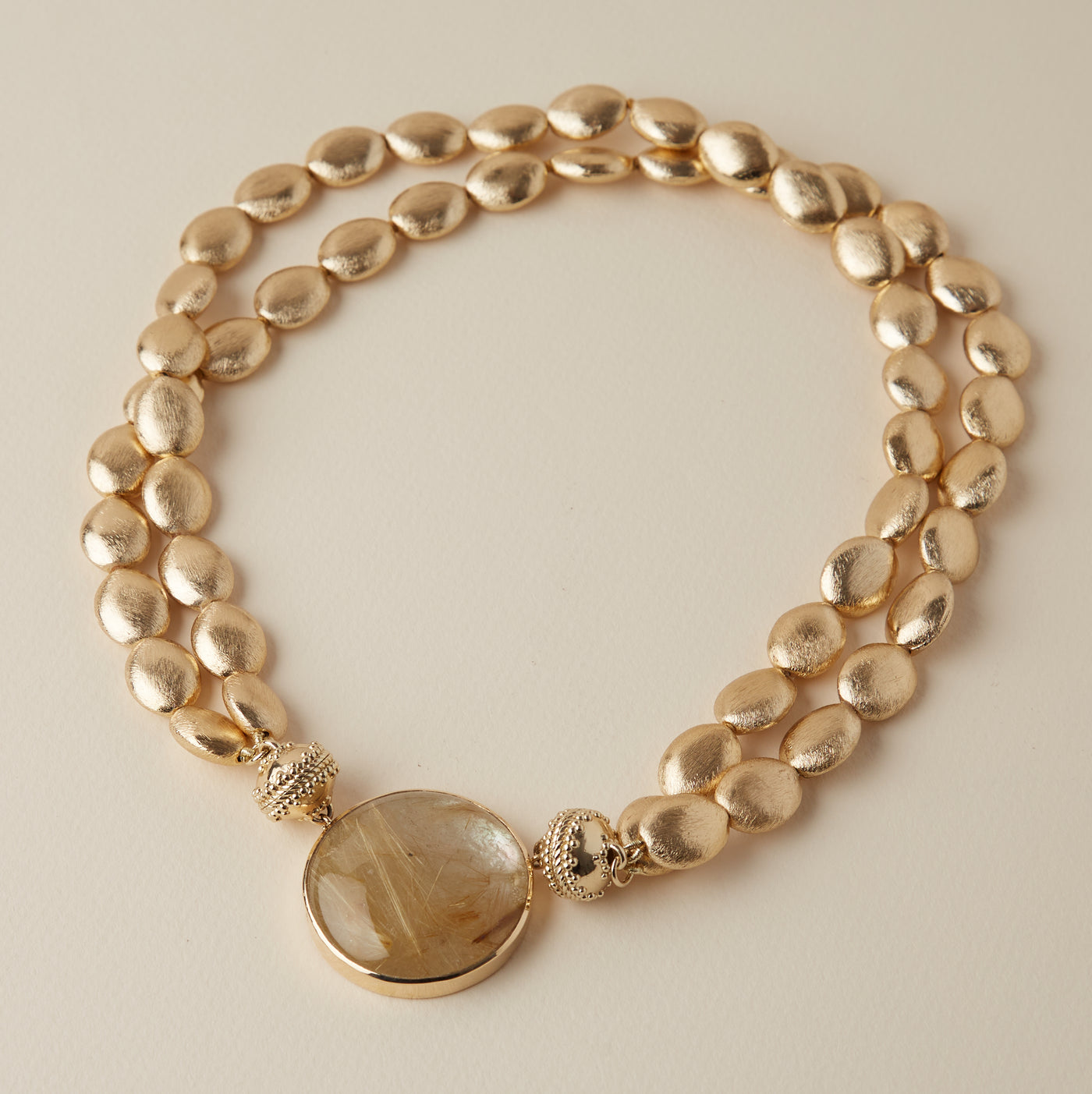 Gold Rush Double-Strand Necklace Sale price $895