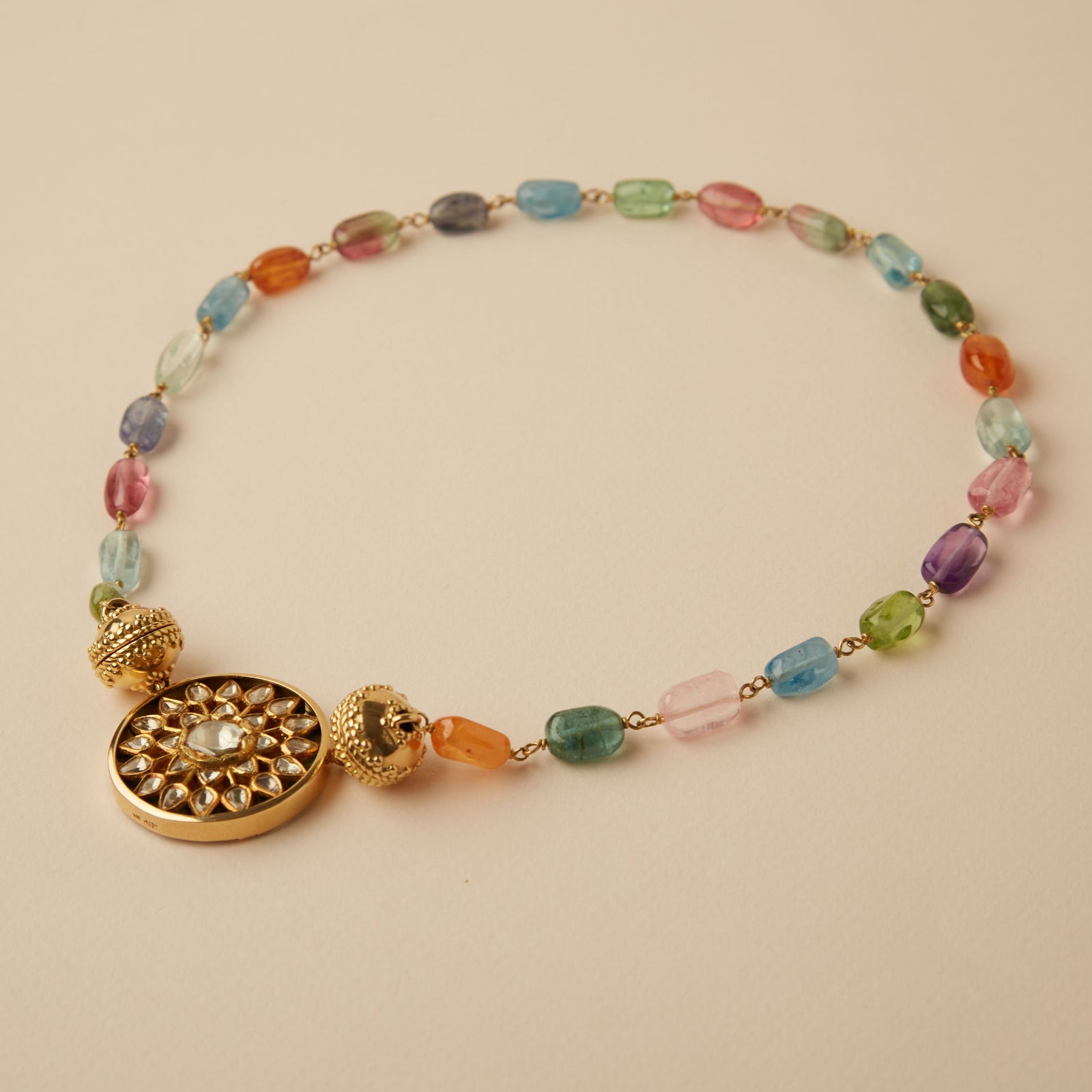 18K Caspian Candy Peridot, Amethyst, Citrine Necklace Sale price $5,200